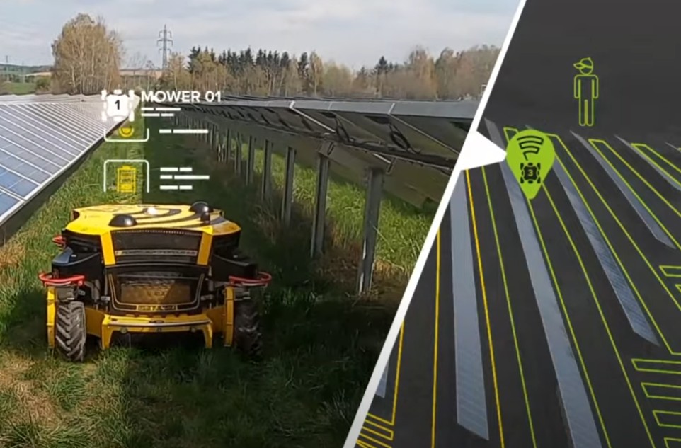 The autonomous system of lawn mower Spider Autonomous 2.0 navigated by ...